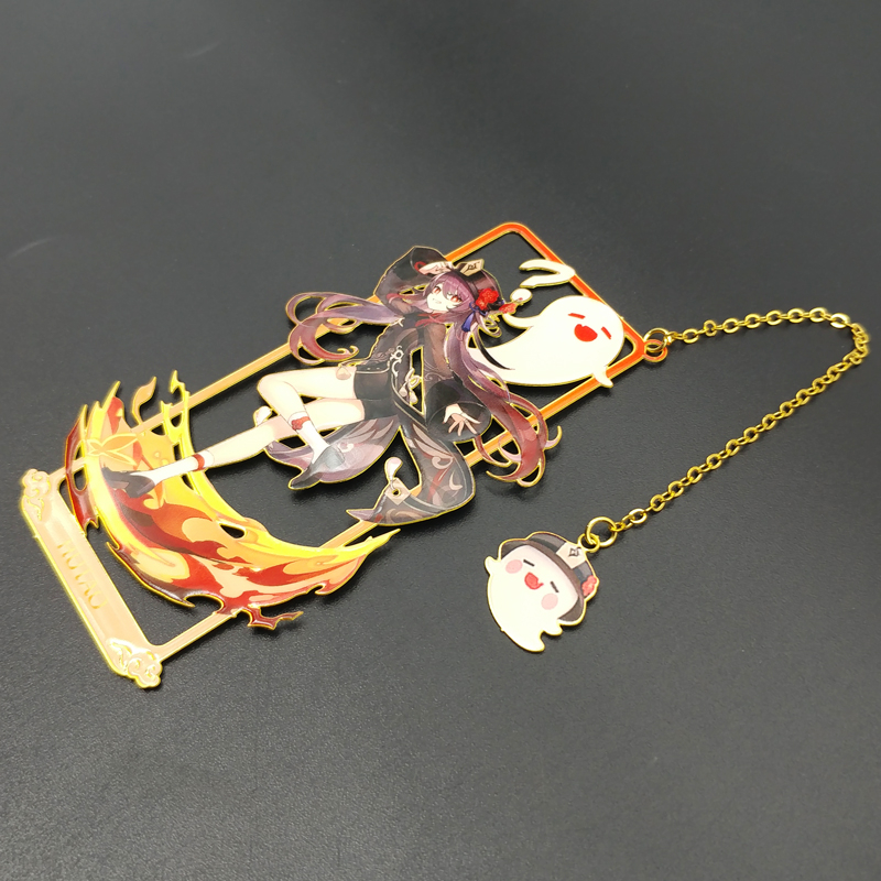 Bookmark Kim Loại Mô Hình Genshin Impact LD97 - Hu Tao - FAHASA.COM