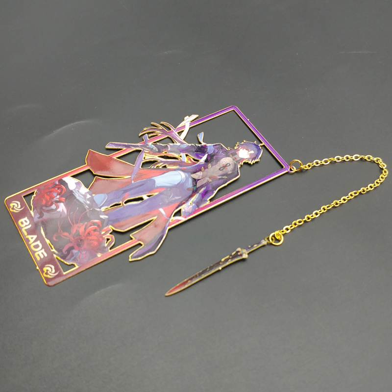 Bookmark Kim Loại Mô Hình Genshin Impact LD98 - Blade - FAHASA.COM
