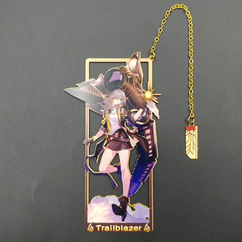 Bookmark Kim Loại Mô Hình Genshin Impact LD98 - Trailblazer 1 - FAHASA.COM
