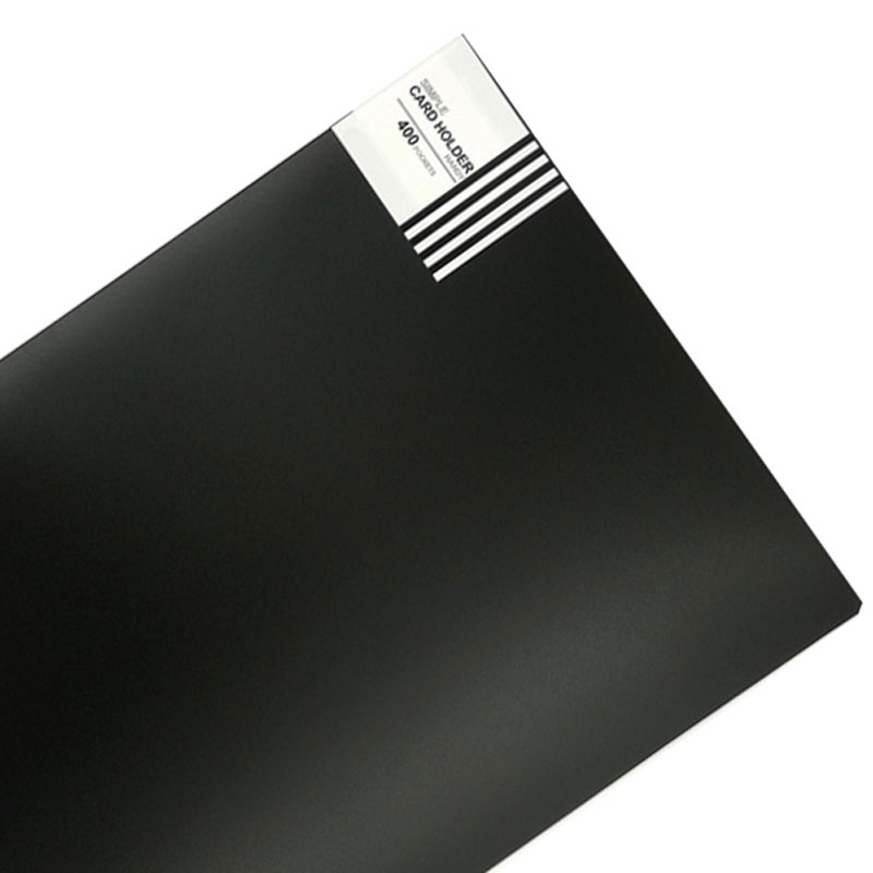 Sổ Lưu Danh Thiếp A4-400P Plus 82-V293C - Màu Đen - FAHASA.COM