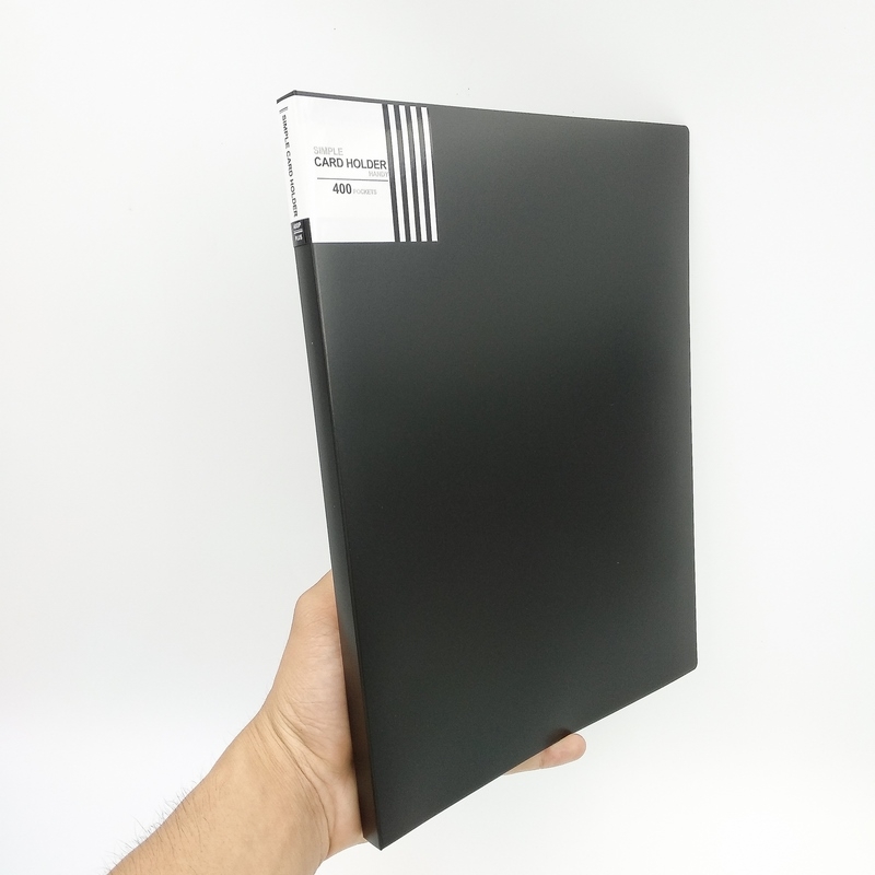 Sổ Lưu Danh Thiếp A4-400P Plus 82-V293C - Màu Đen - FAHASA.COM