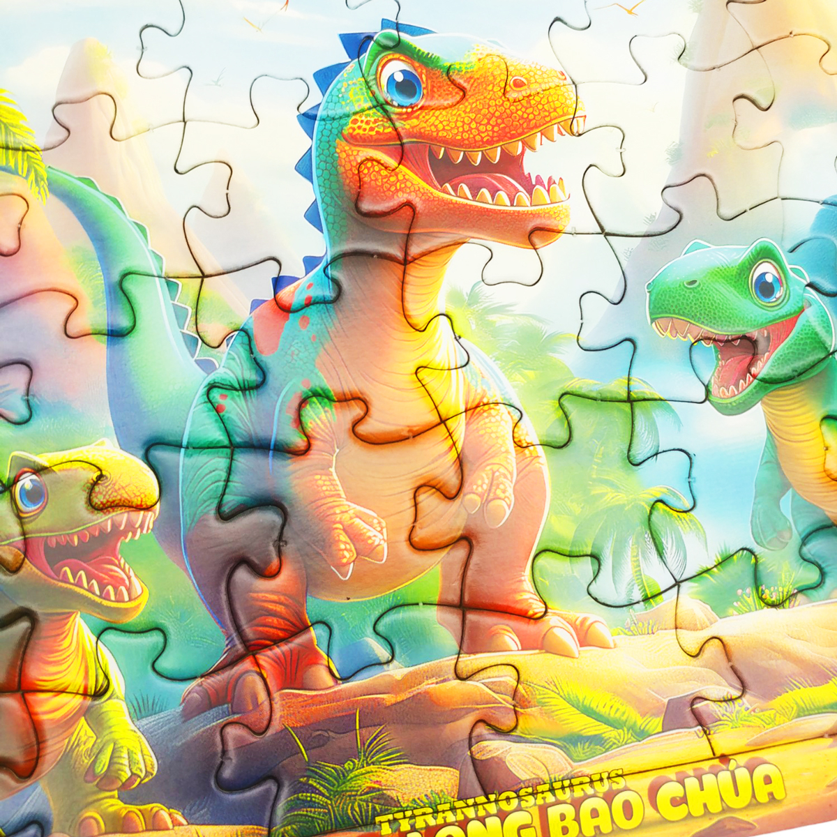 Bộ Xếp Hình A4 Tia Sáng 030 - Tyrannosaurus - Khủng Long Bạo Chúa