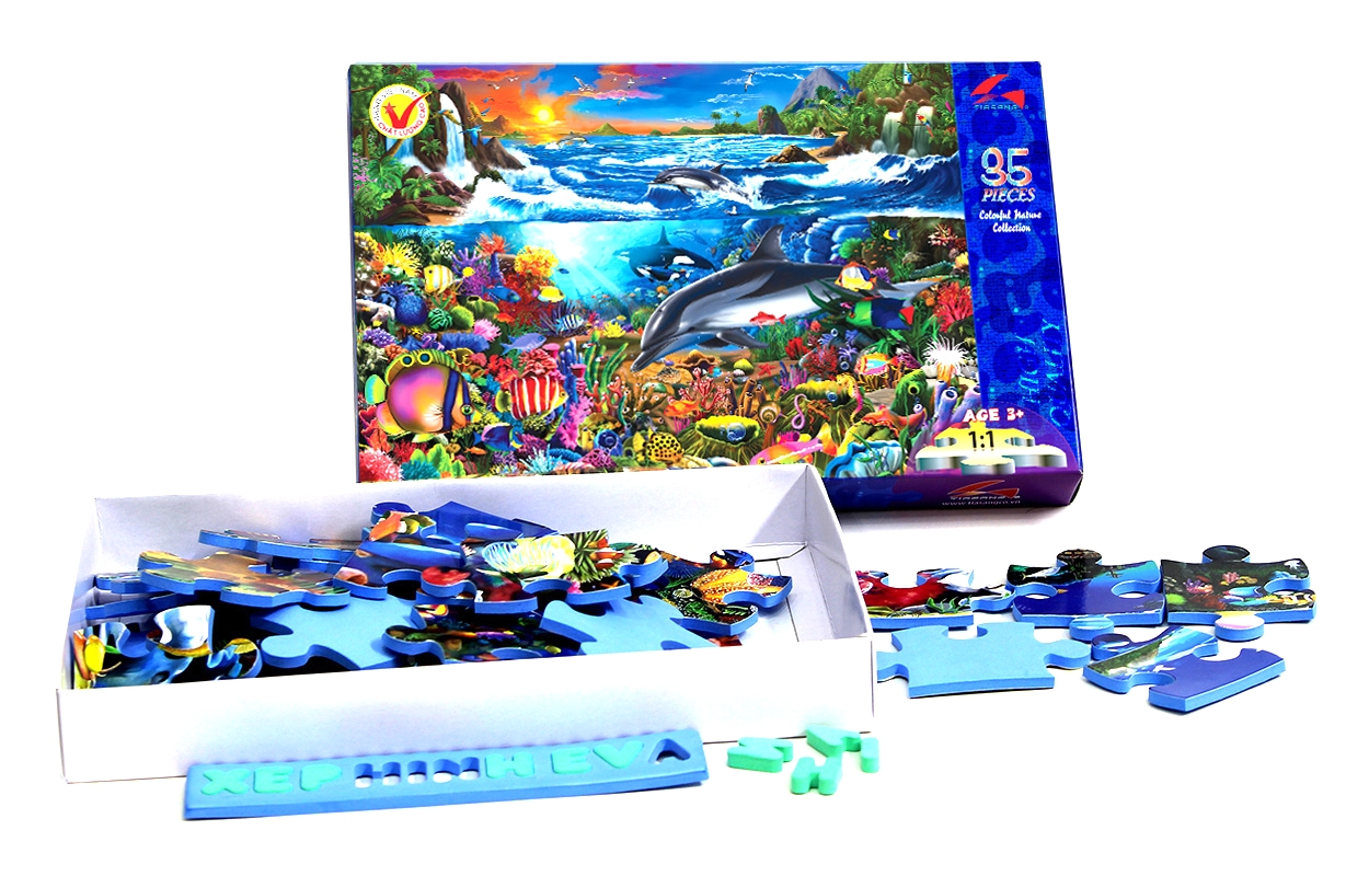 Tranh Xếp Hình EVA 35 Mảnh - Thiên Đàng Nhiệt Đới 35-002 - FAHASA.COM