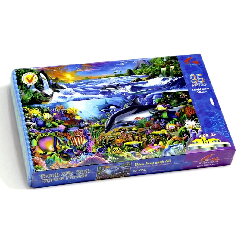 Tranh Xếp Hình EVA 35 Mảnh - Thiên Đàng Nhiệt Đới 35-002 - FAHASA.COM