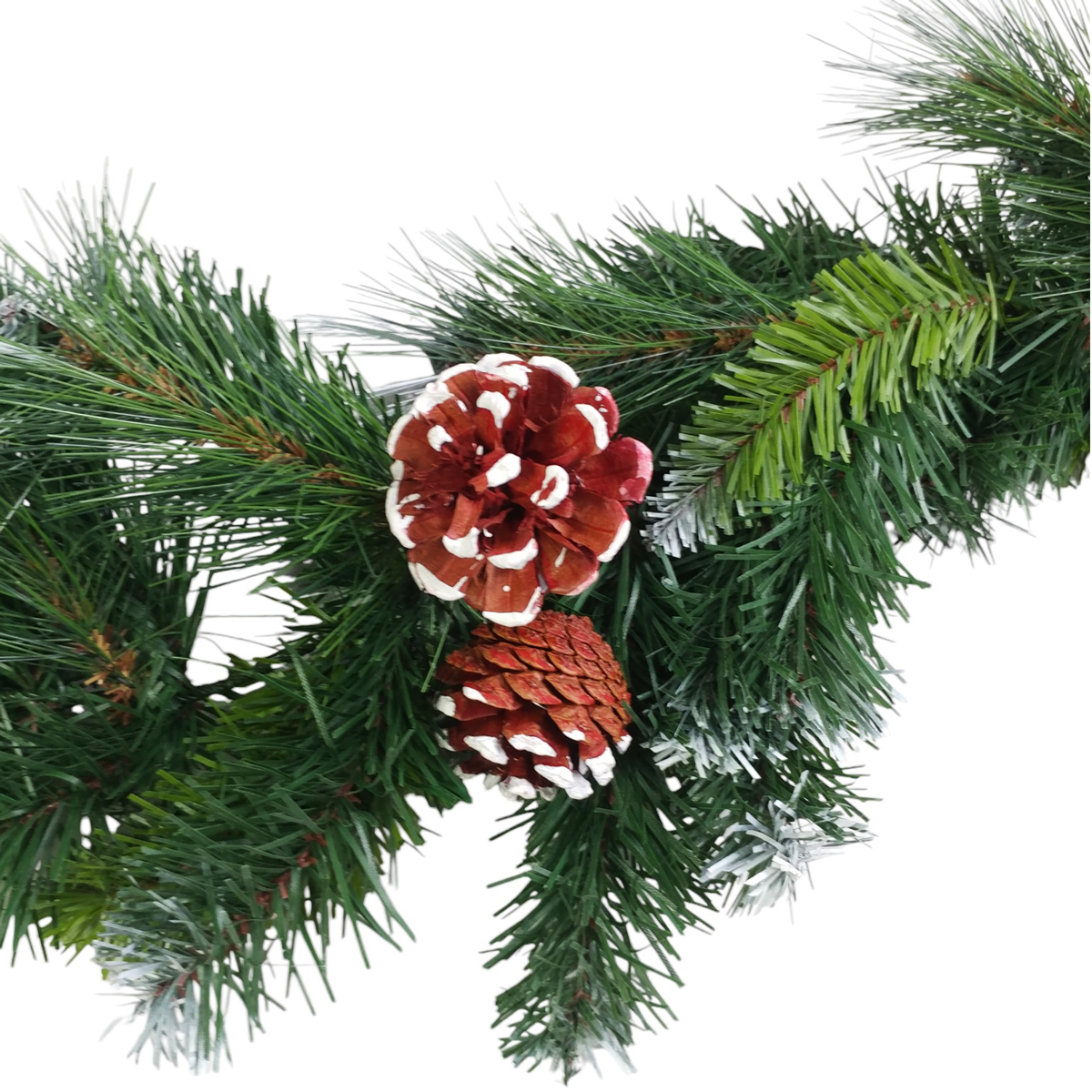 Dây Trang Trí Noel 3 Loại Lá Phun Sơn 270 cm - Chaang Chiia LP-G-GLA ...