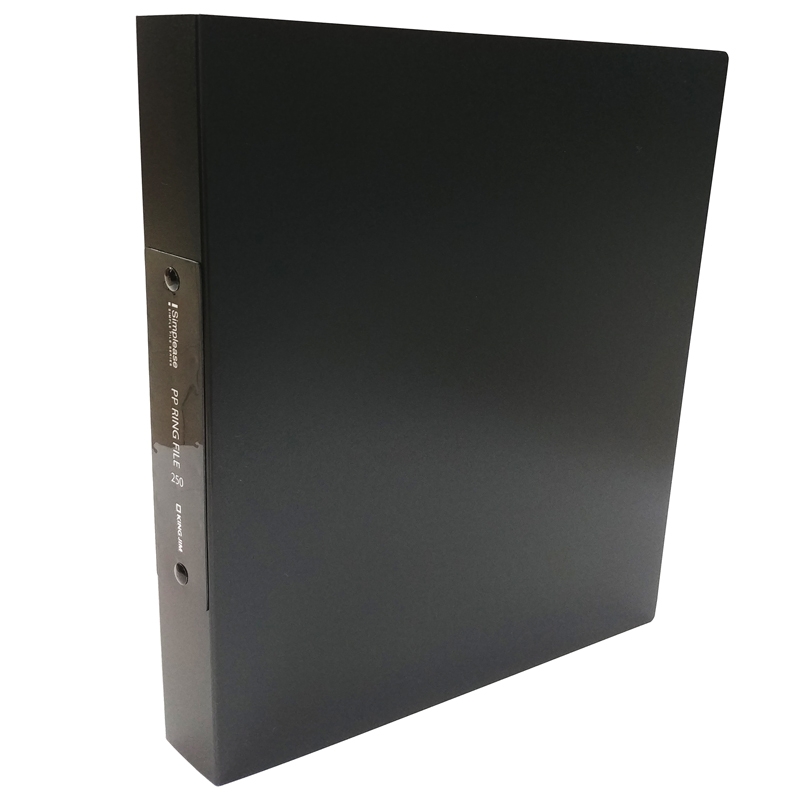 Bìa Còng Nhẫn Nhựa Kingjim Ring File A4S 30mm 622TGSV - Black