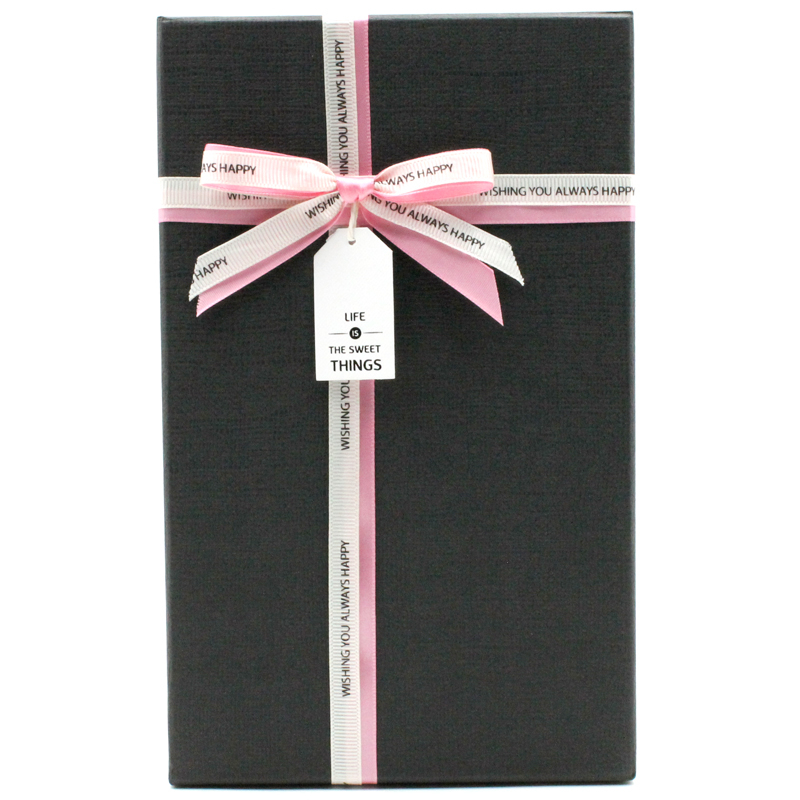 Hộp Quà Cao Cấp Có Nơ - Nắp Rời - Size 25 x 15 x 8 cm - Linh Lan N251508ORI- - FAHASA.COM