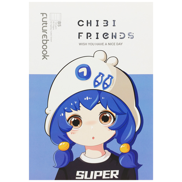 Sổ May Chỉ Chibi Friends B5 - Kẻ Ngang - 80 Trang 100gsm - futurebook ...