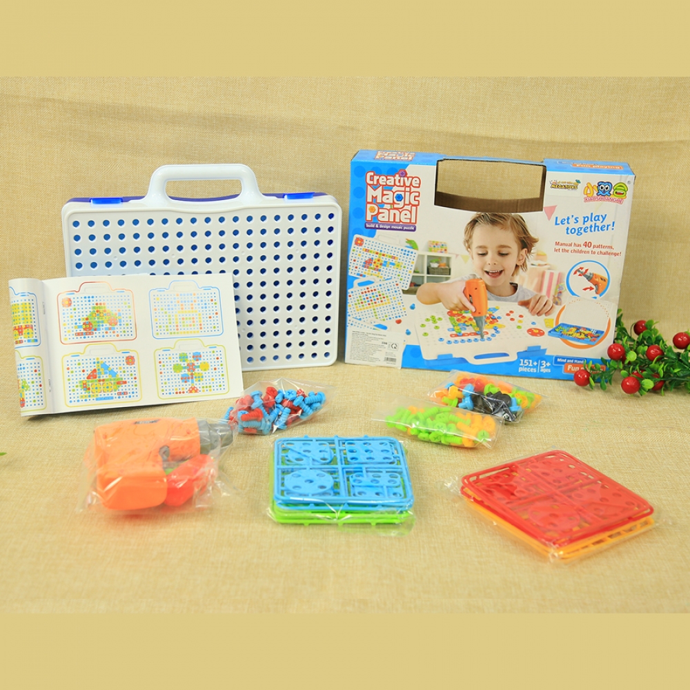 Đồ Chơi Sáng Tạo Creative Magic Panel 598-STEM (151 Chi Tiết) - FAHASA.COM