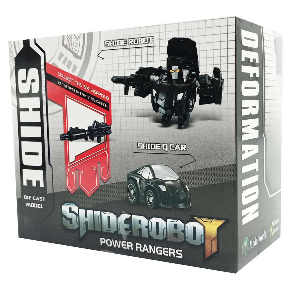 Đồ Chơi Mô Hình Ô Tô Biến Hình Robot - Shide Toys 611-2 - Màu Xám