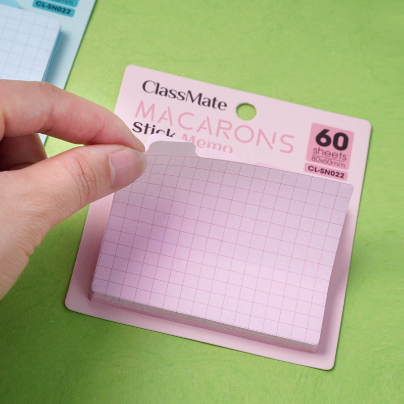 Giấy Note Macarons 80 x 60 mm - ClassMate CL-SN022 (60 Tờ) - Màu Vàng