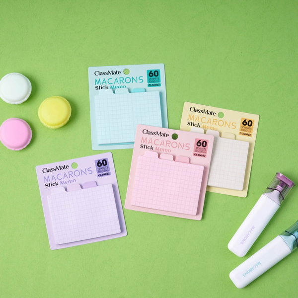 Giấy Note Macarons 80 x 60 mm - ClassMate CL-SN022 (60 Tờ) - Màu Vàng ...