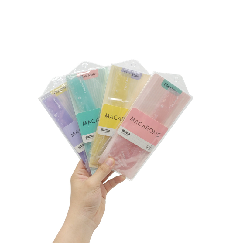 Bộ Thước Eke 4 Món Macarons 18 cm - ClassMate CL-RS115 - Màu Xanh Dương ...