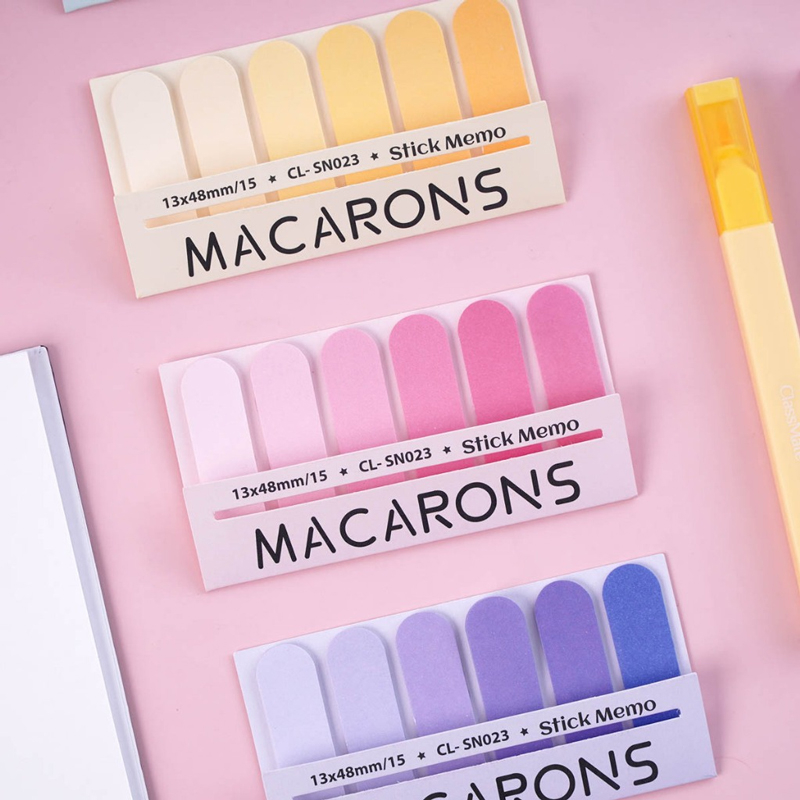 Giấy Note Phân Trang Macarons 23 x 48 mm - ClassMate CL-SN023 (15 Tờ ...