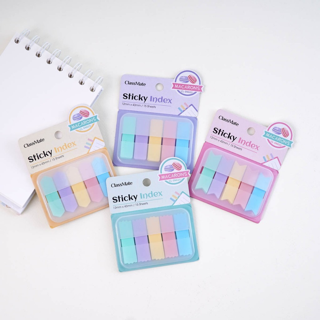 Giấy Note Phân Trang Macarons 12 x 43 cm - ClassMate CL-SN025 (15 Tờ ...