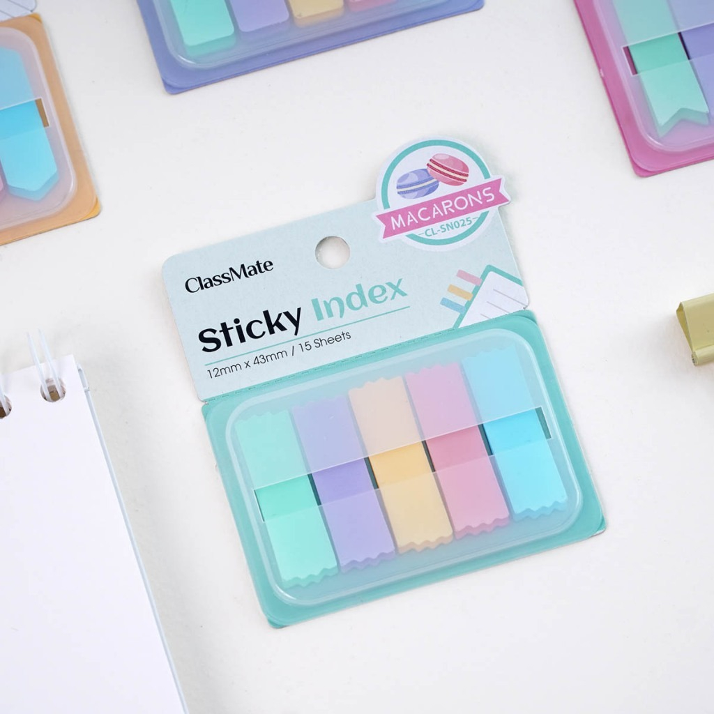Giấy Note Phân Trang Macarons 12 x 43 cm - ClassMate CL-SN025 (15 Tờ ...