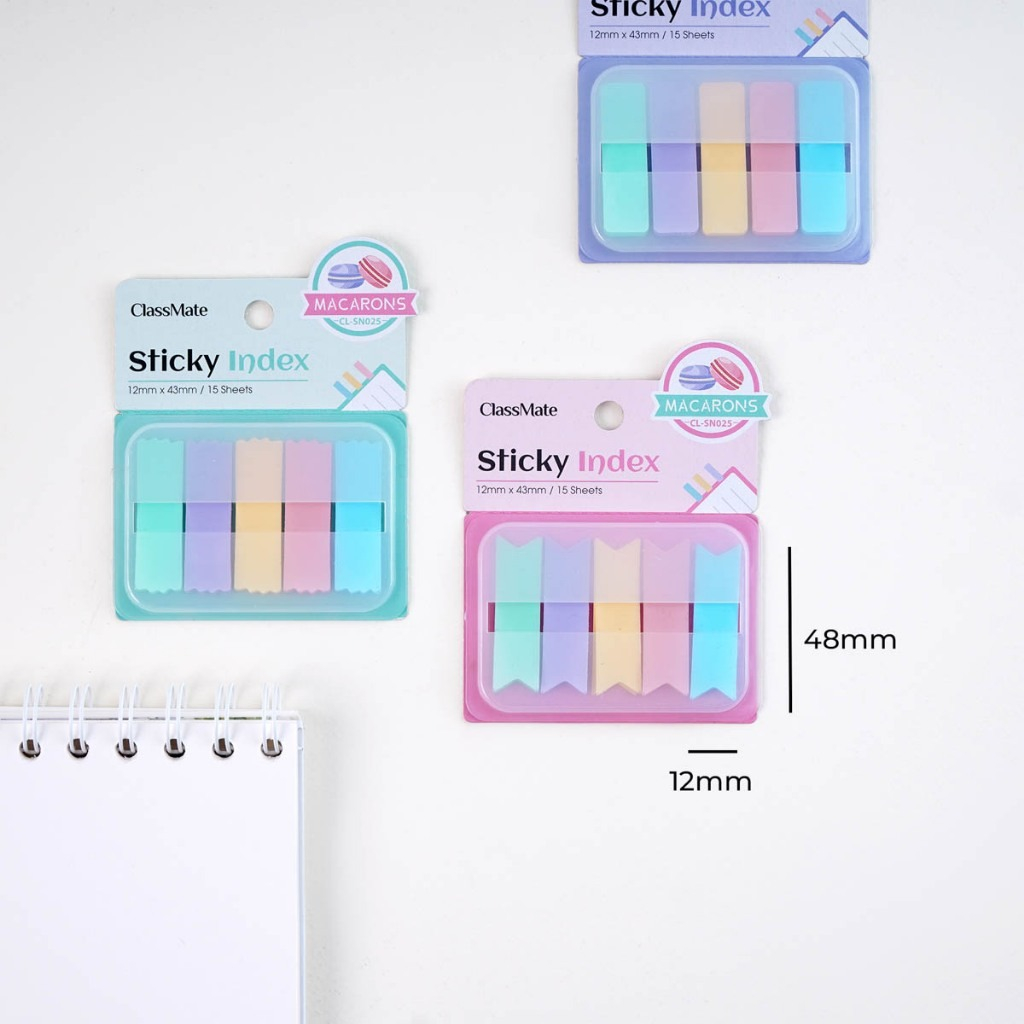 Giấy Note Phân Trang Macarons 12 x 43 cm - ClassMate CL-SN025 (15 Tờ ...