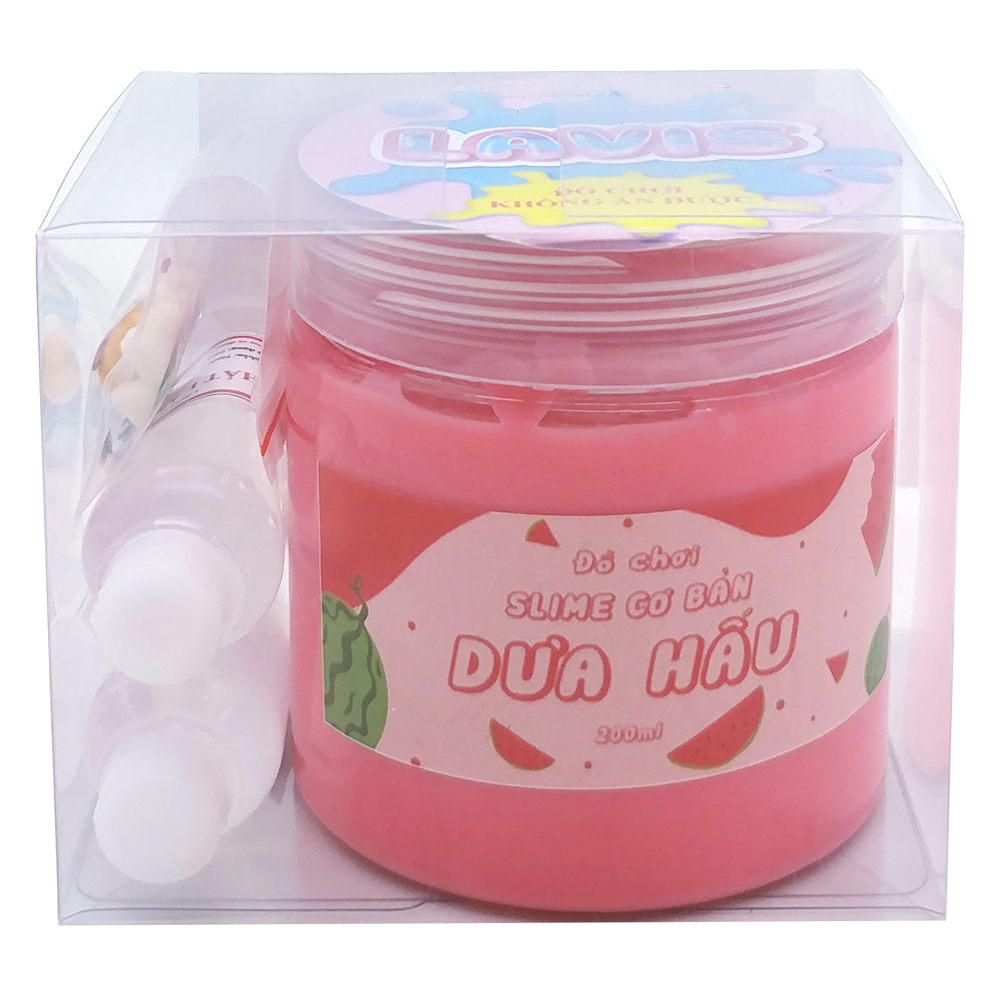 Đồ Chơi Slime Cơ Bản Lavis: Dưa Hấu - 200 ml