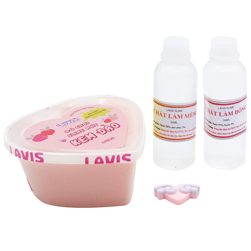 Đồ Chơi Slime Mây Lavis: Kem Đào - 90 ml - FAHASA.COM