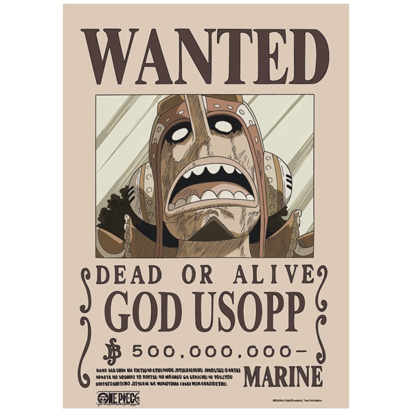 Poster One Piece V2 - Lệnh Truy Nã Usopp - TeenBox - FAHASA.COM