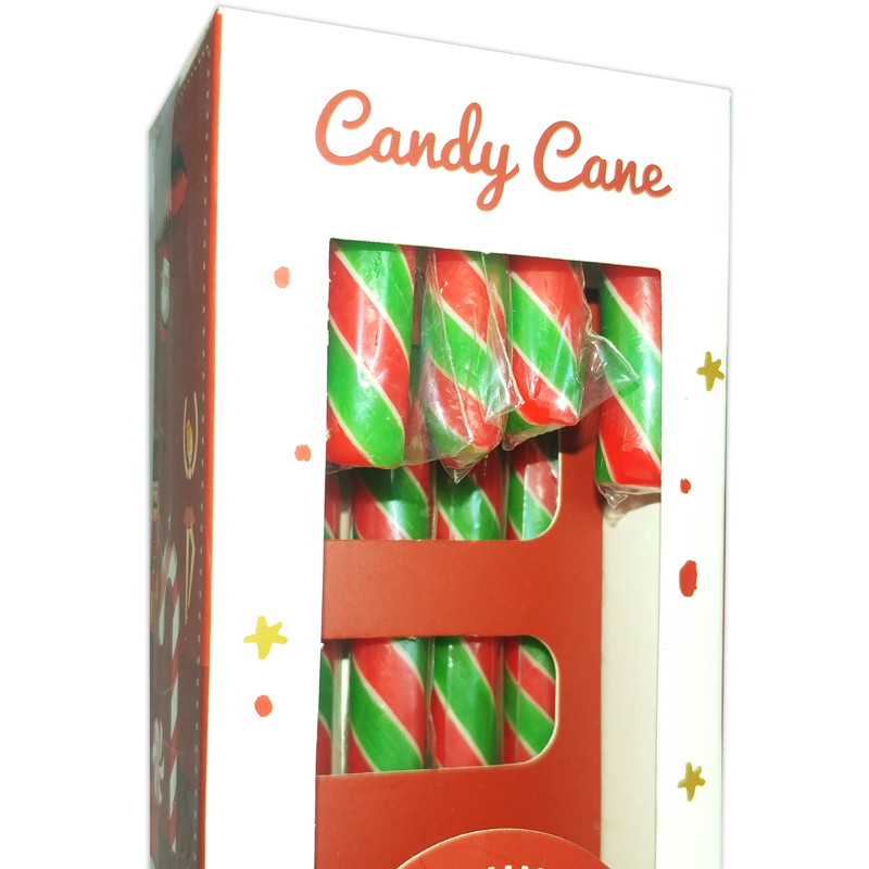 Hộp 5 Cây Kẹo Gậy Giáng Sinh Candy Cane - Bonzon Candy 70g - FAHASA.COM