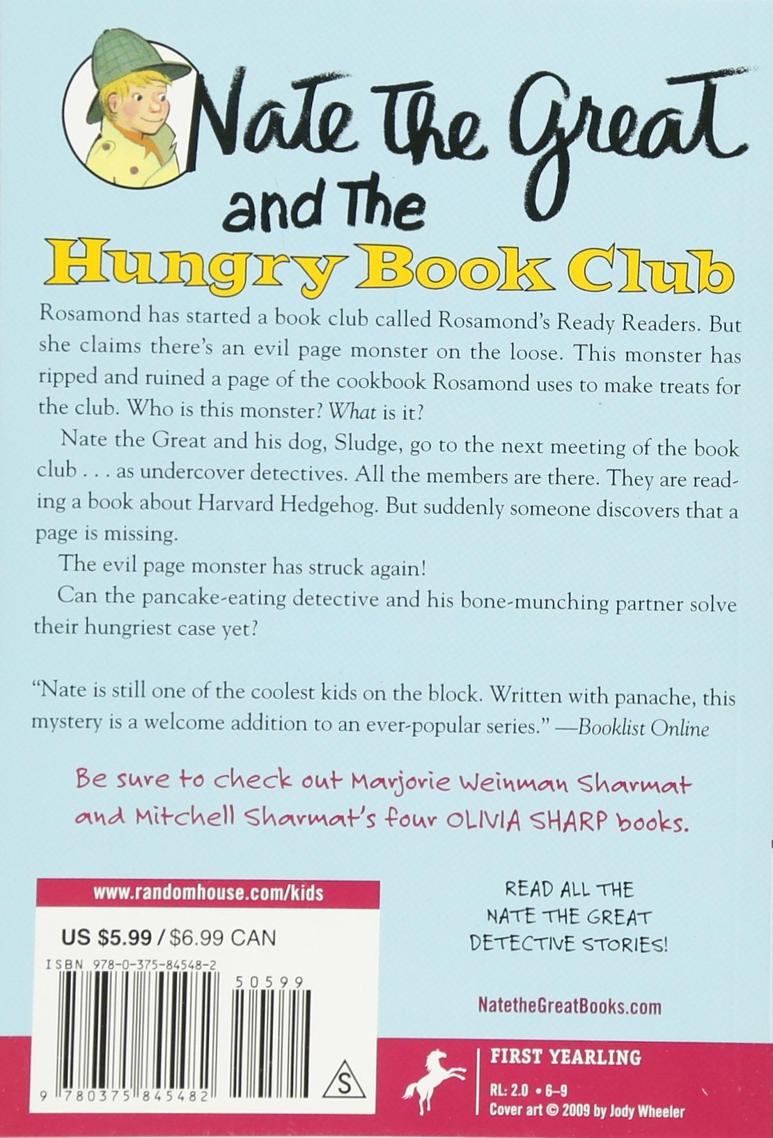 Nate The Great And The Hungry Book Club (Nate The Great Detective Stories)