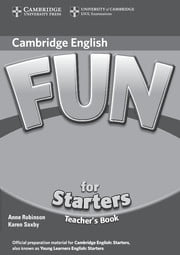 Fun For Starters Teacher's Book - FAHASA.COM