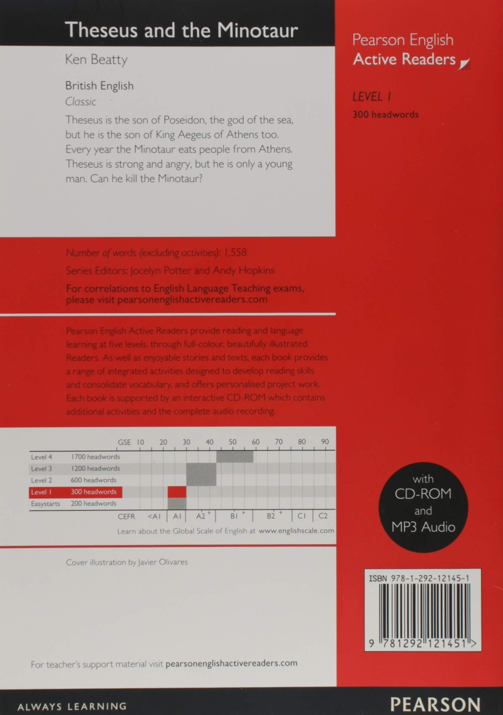 Level 1: Theseus And The Minotaur Book And Multi-ROM With MP3 Pack ...