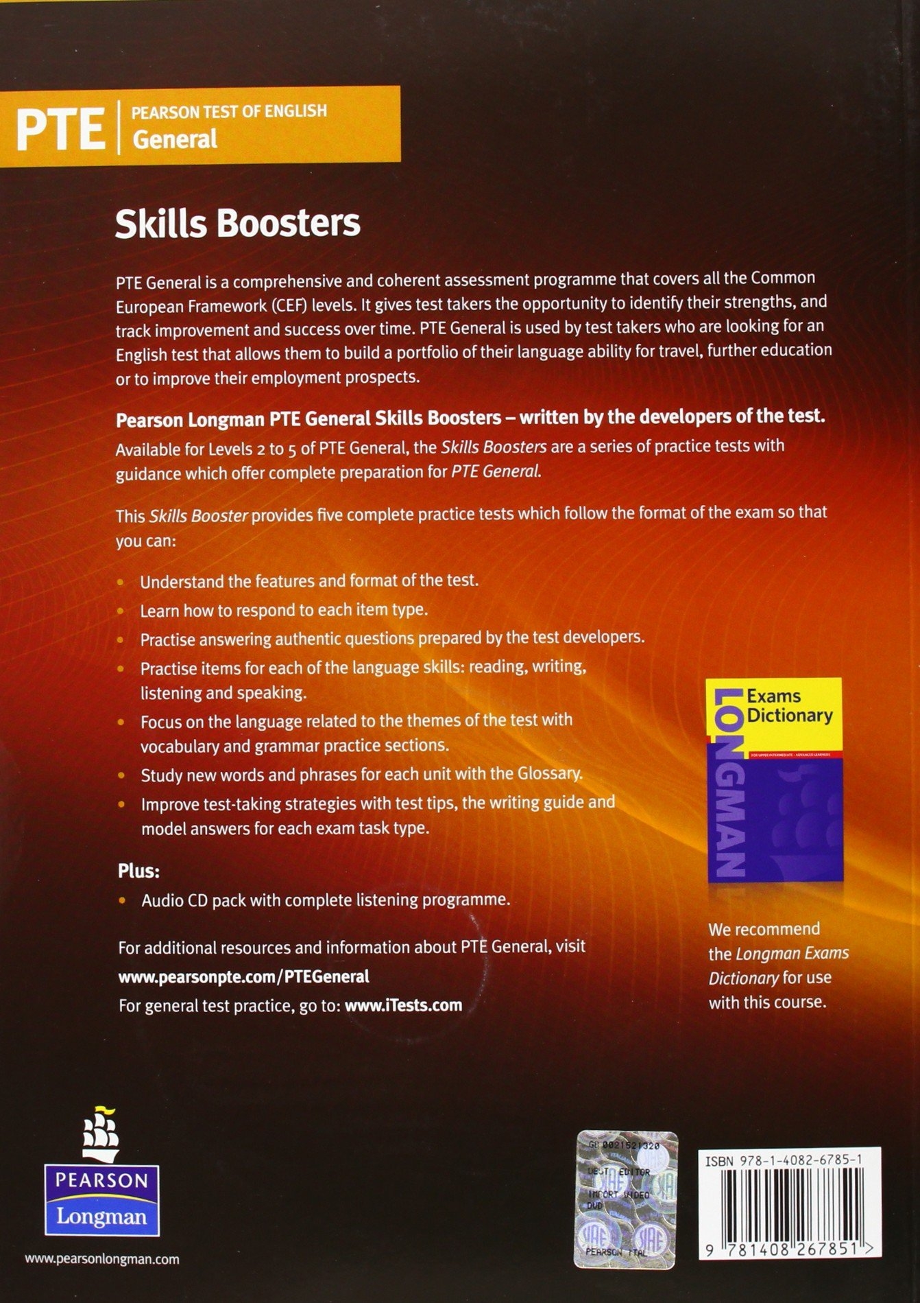 Pearson Test Of English General Skills Booster 5 Students' Book And CD ...