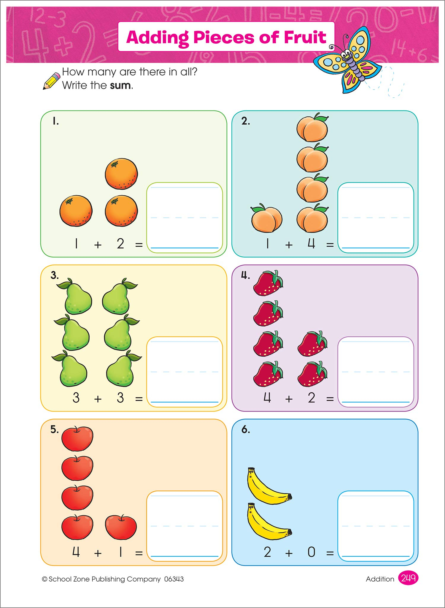 School Zone Big Math K-1 Workbook - FAHASA.COM