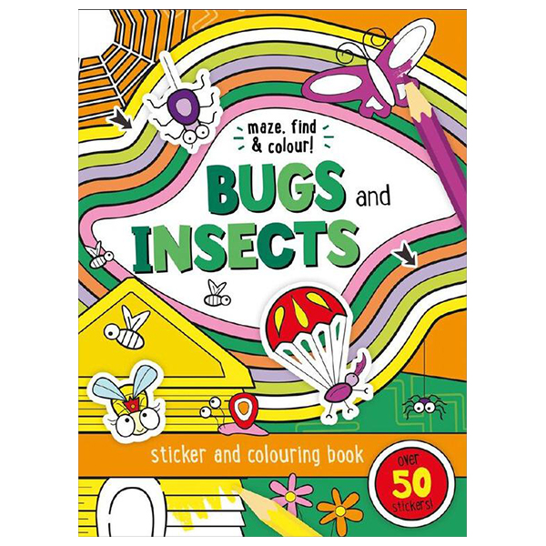 Maze Find & Colour - Bugs And Insects - FAHASA.COM