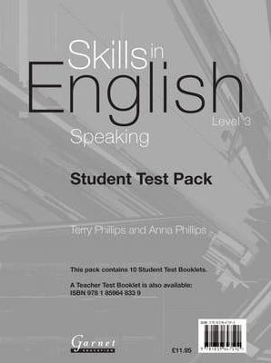 Skills in English: Single Skill Ed Speaking Level 3 Student Test Pack ...