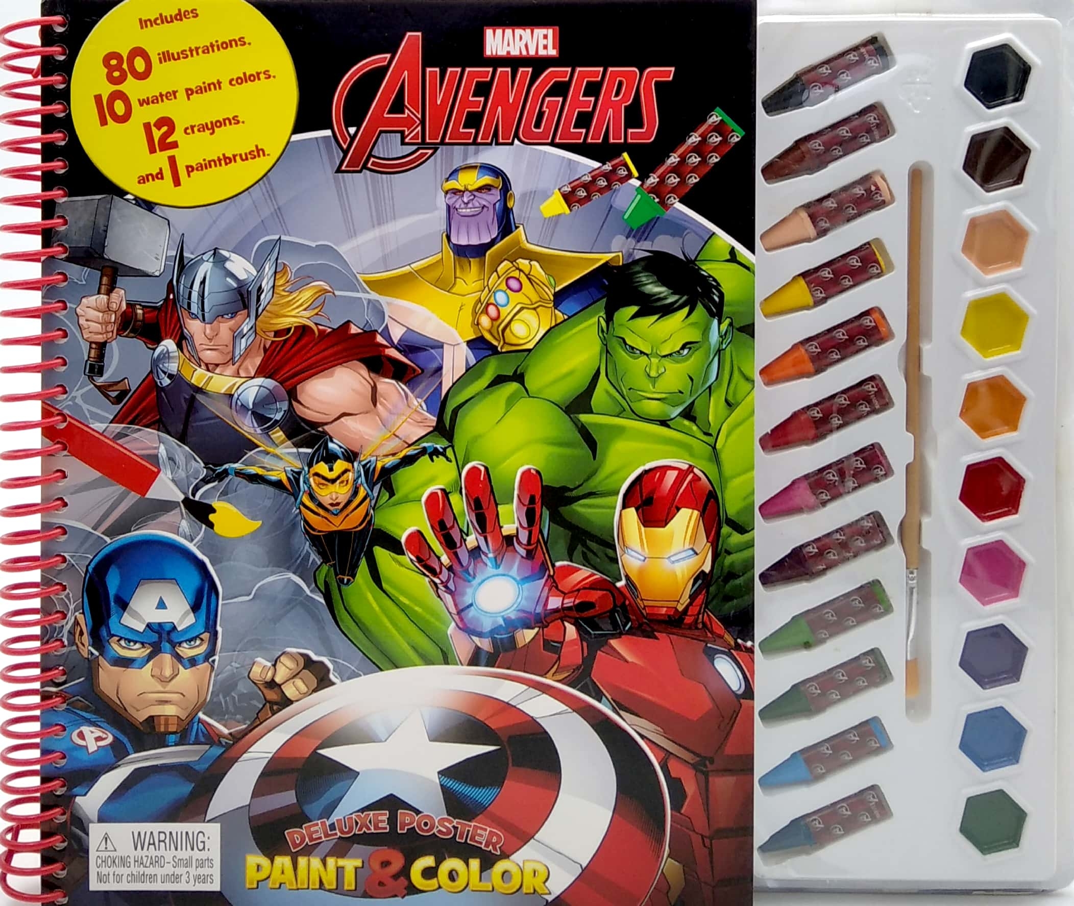Marvel Infinity Deluxe Poster Paint & Color - FAHASA.COM