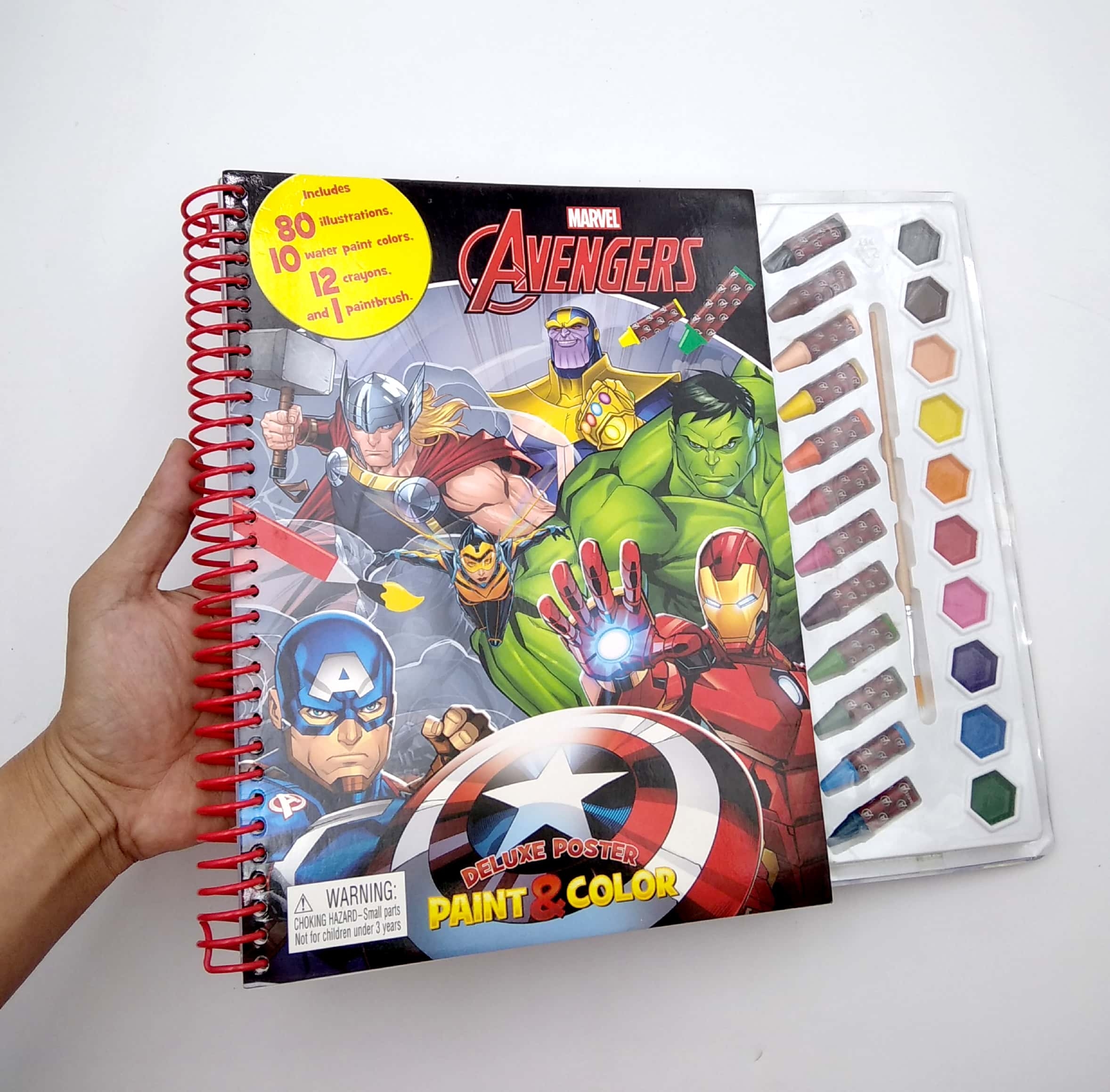 Marvel Infinity Deluxe Poster Paint & Color - FAHASA.COM