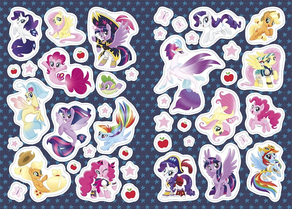 Activités stickers My Little Pony The Movie : Avec des autocollants ...