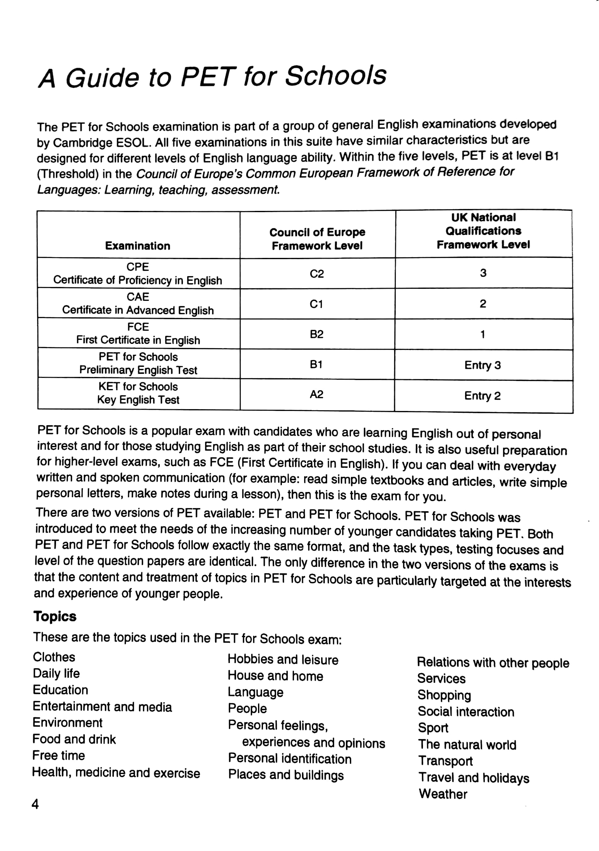 Cambridge Preliminary English Test for Schools 1 Student’s Book with ...