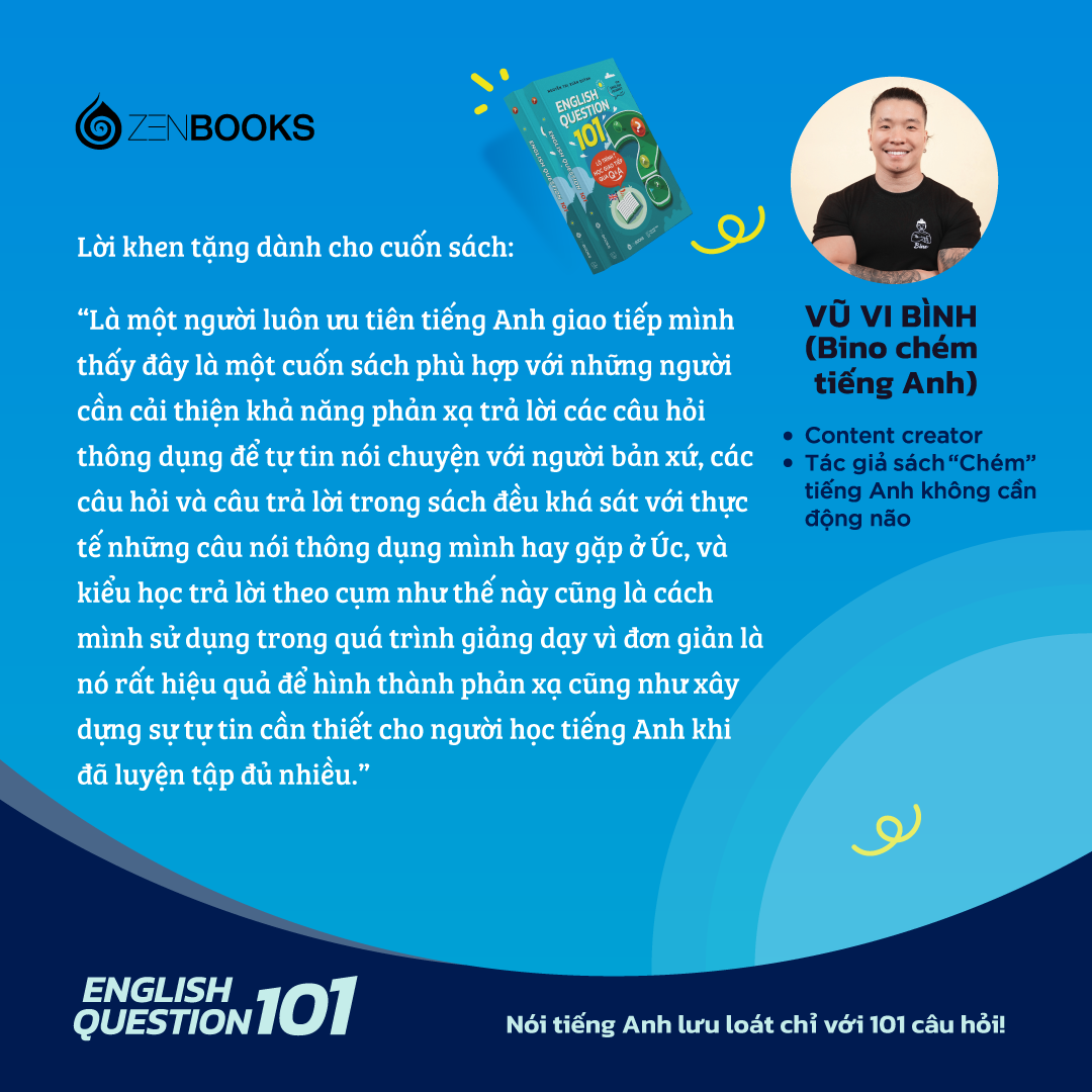 English Question 101 - Lộ Trình Học Giao Tiếp Qua Q&A PDF - YDS.EDU.VN