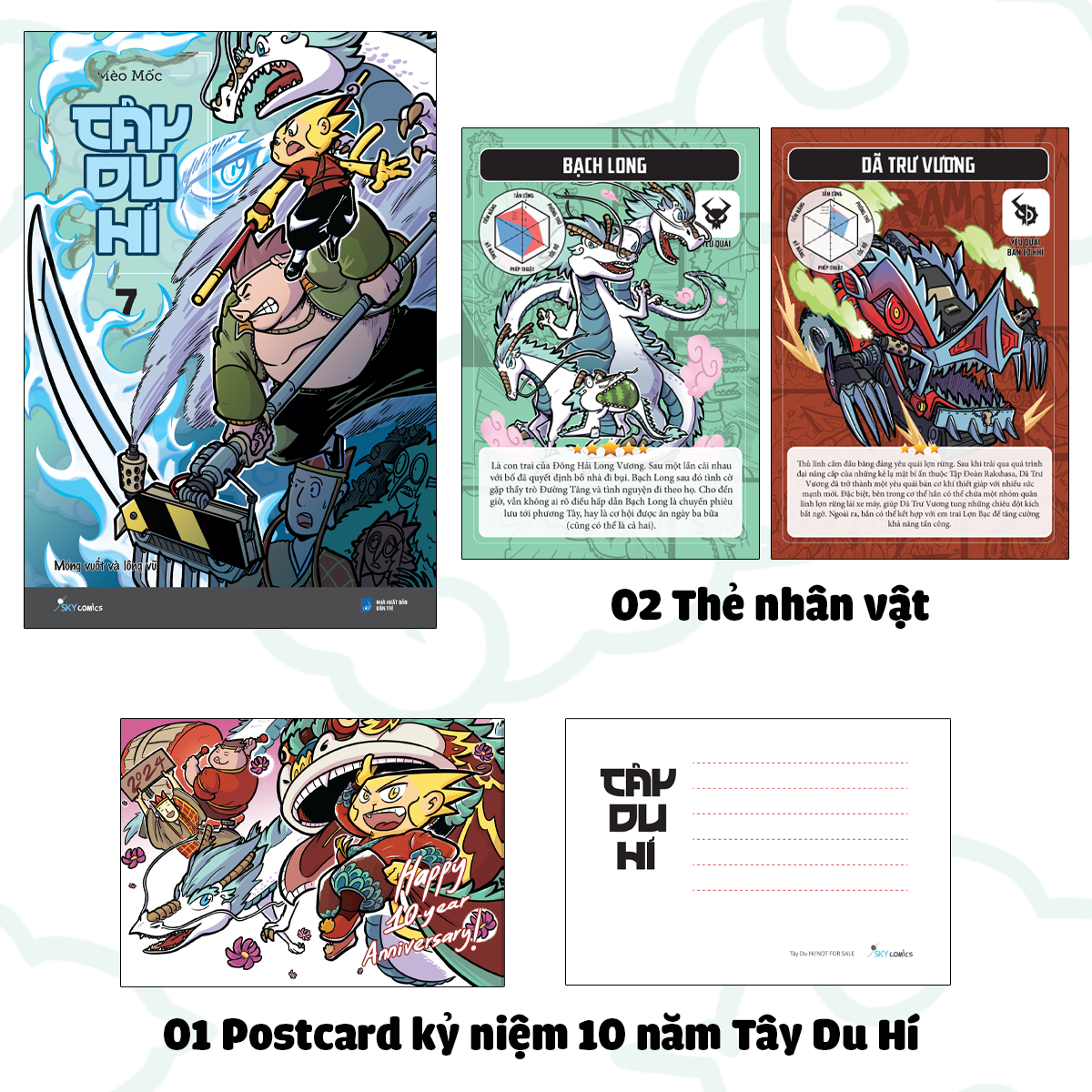 Truyện Tranh Tây Du Hí - Tập 7 - Móng Vuốt Và Lông Vũ - Tặng Kèm 2 Thẻ ...