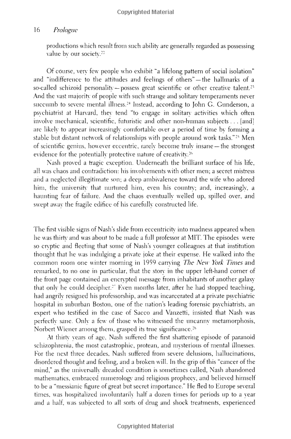 A Beautiful Mind: The Life of Mathematical Genius and Nobel Laureate ...