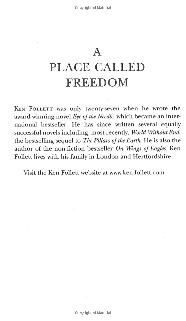 A Place Called Freedom