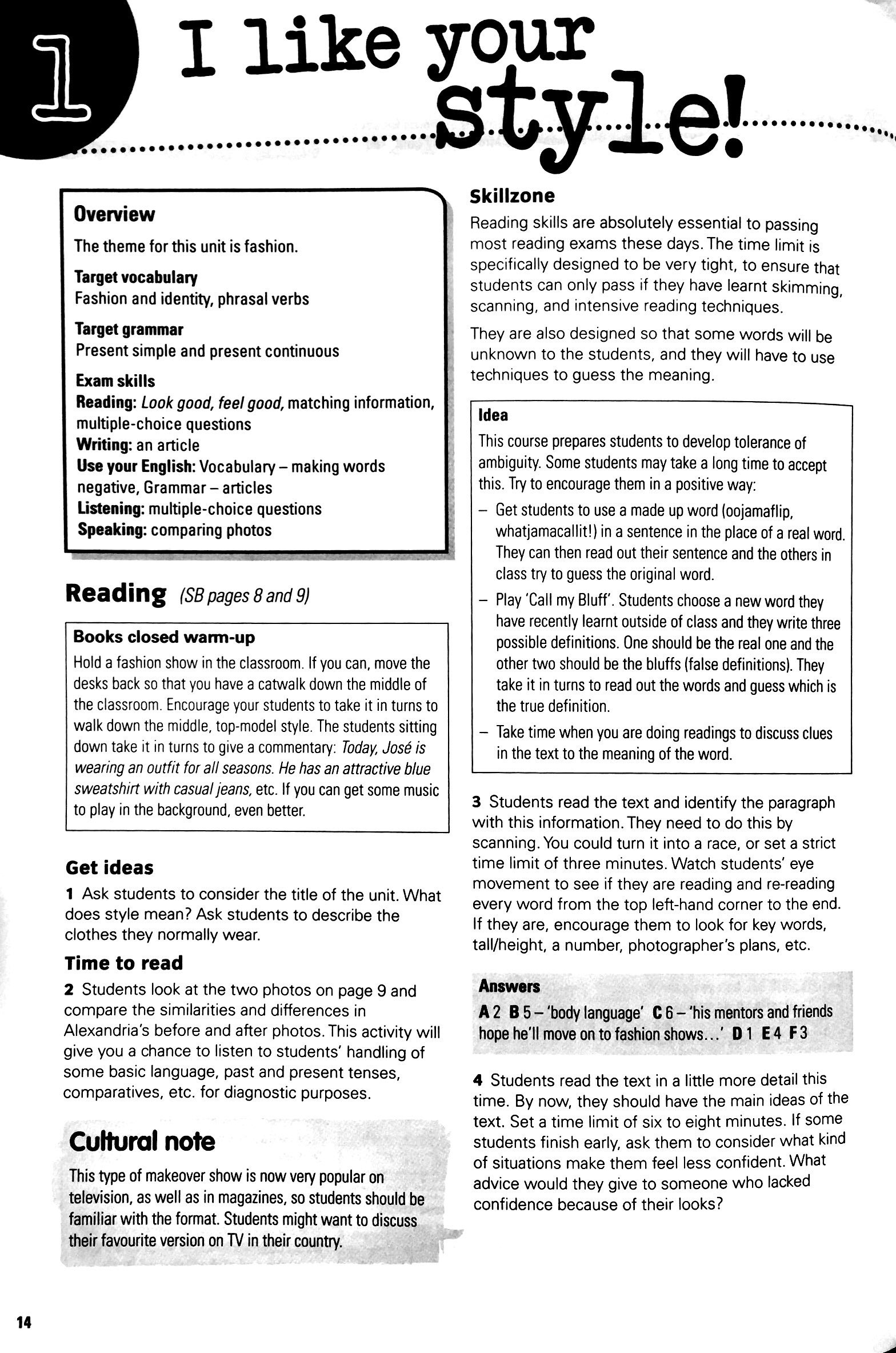 Activate! Teacher's Book B1+ Level - FAHASA.COM