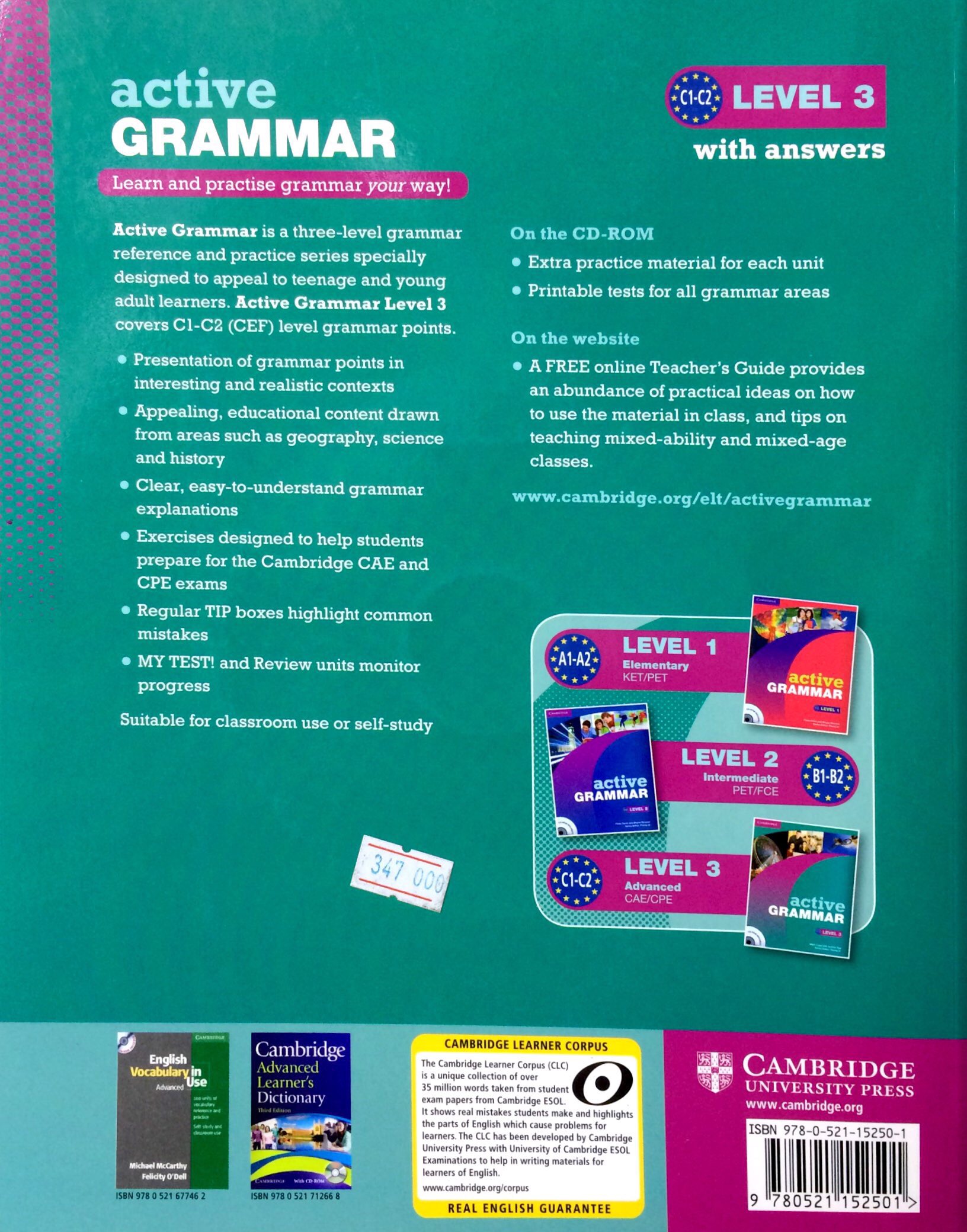 Active Grammar Level 3 with Answers and CD-ROM - FAHASA.COM