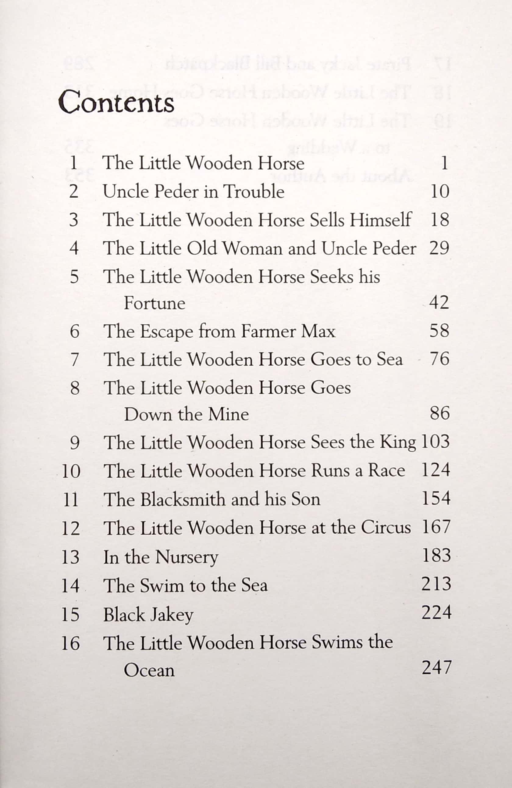 Adventures Of The Little Wooden Horse