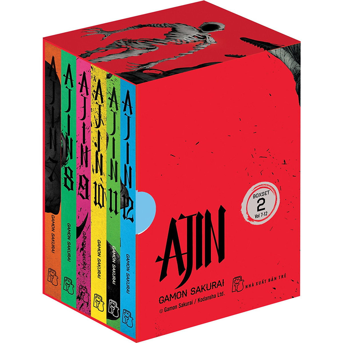 Truyện Tranh Ajin - BoxSet Số 2 (Tập 7 Đến Tập 12) - Tặng Kèm Bookmark ...