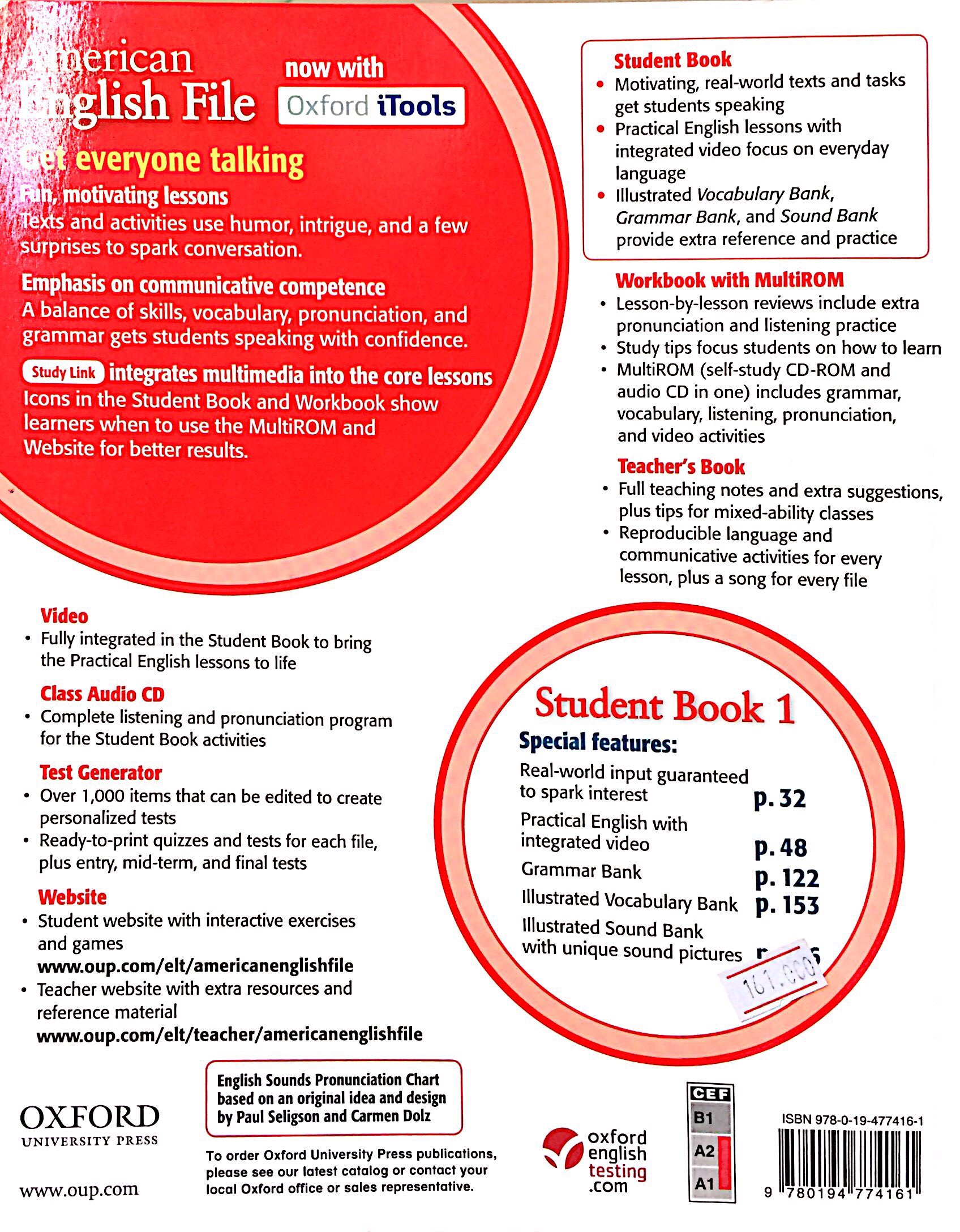 American English File 1 Student Book - FAHASA.COM
