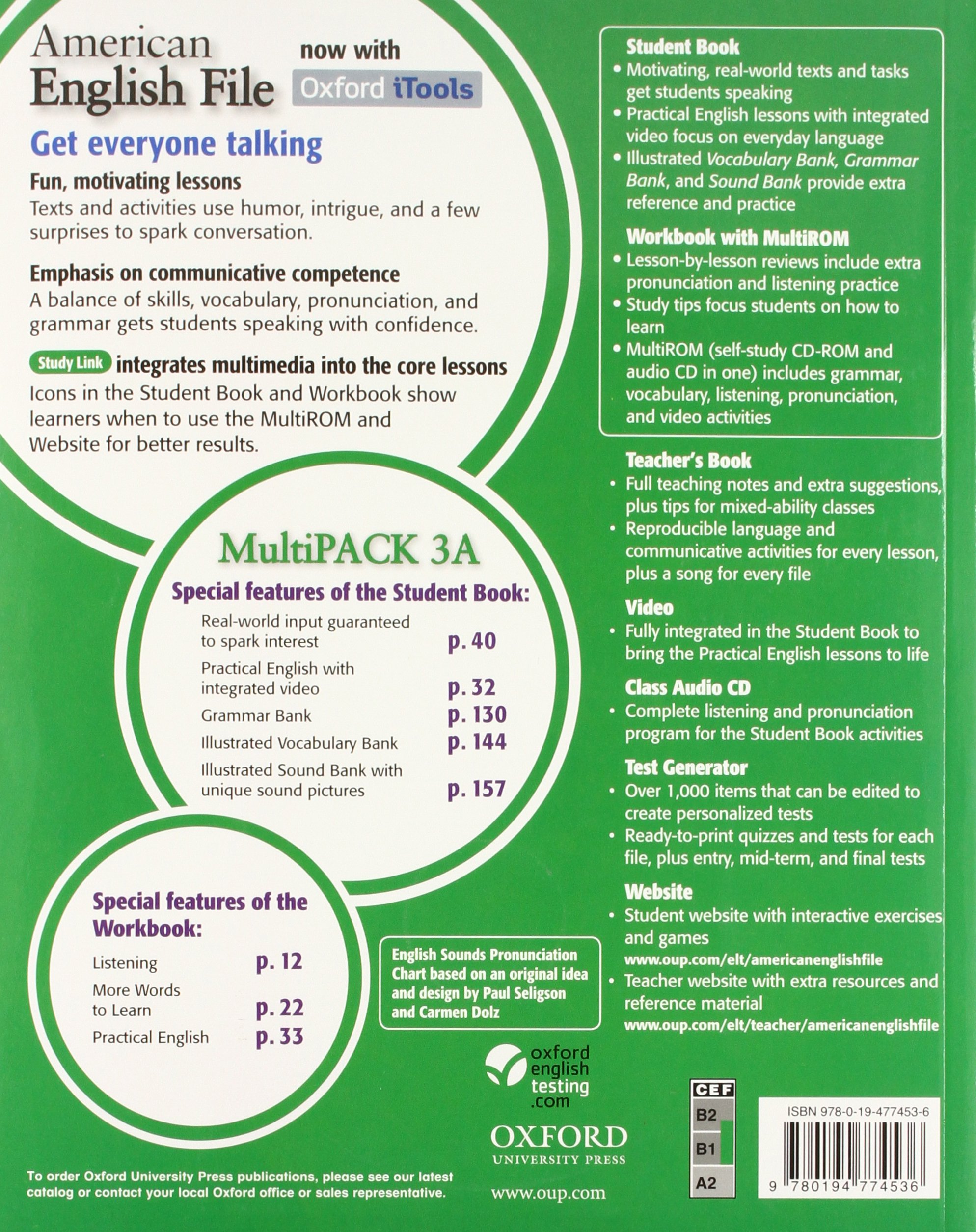 American English File 3 Student Book/Workbook Multipack A - FAHASA.COM