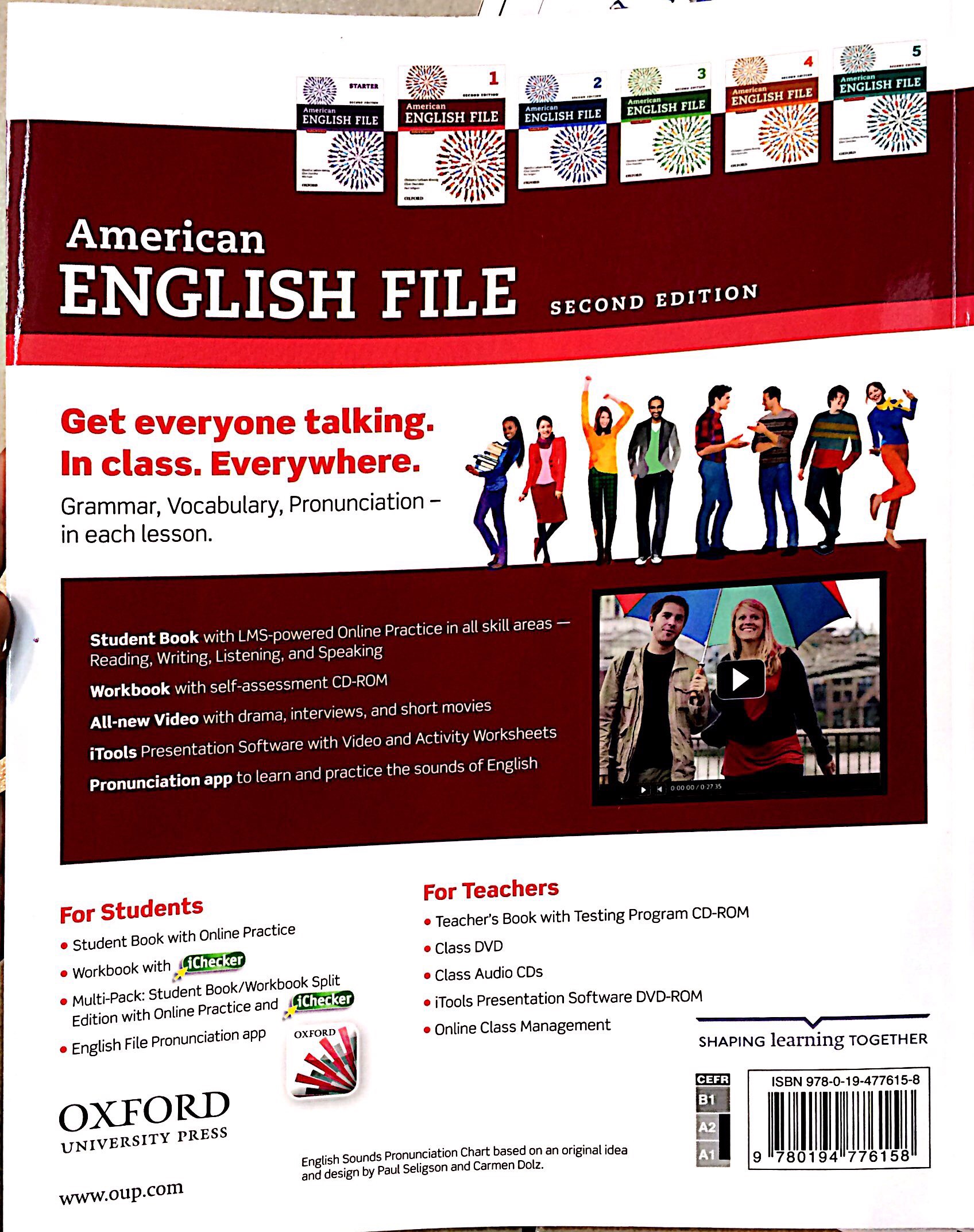 American English File: Level 1: Student Book (Second Edition) - FAHASA.COM