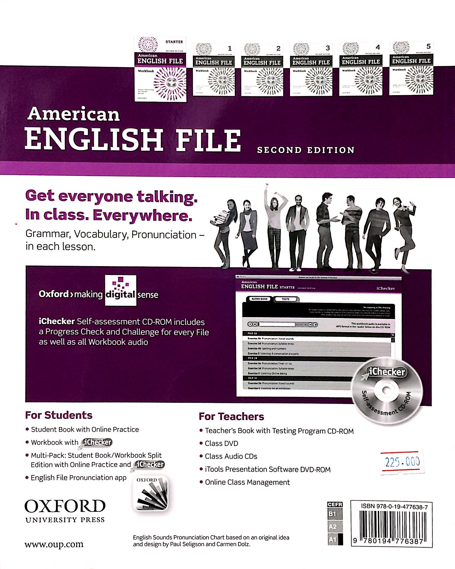American English File Second Edition: Starter Workbook And Ichecker