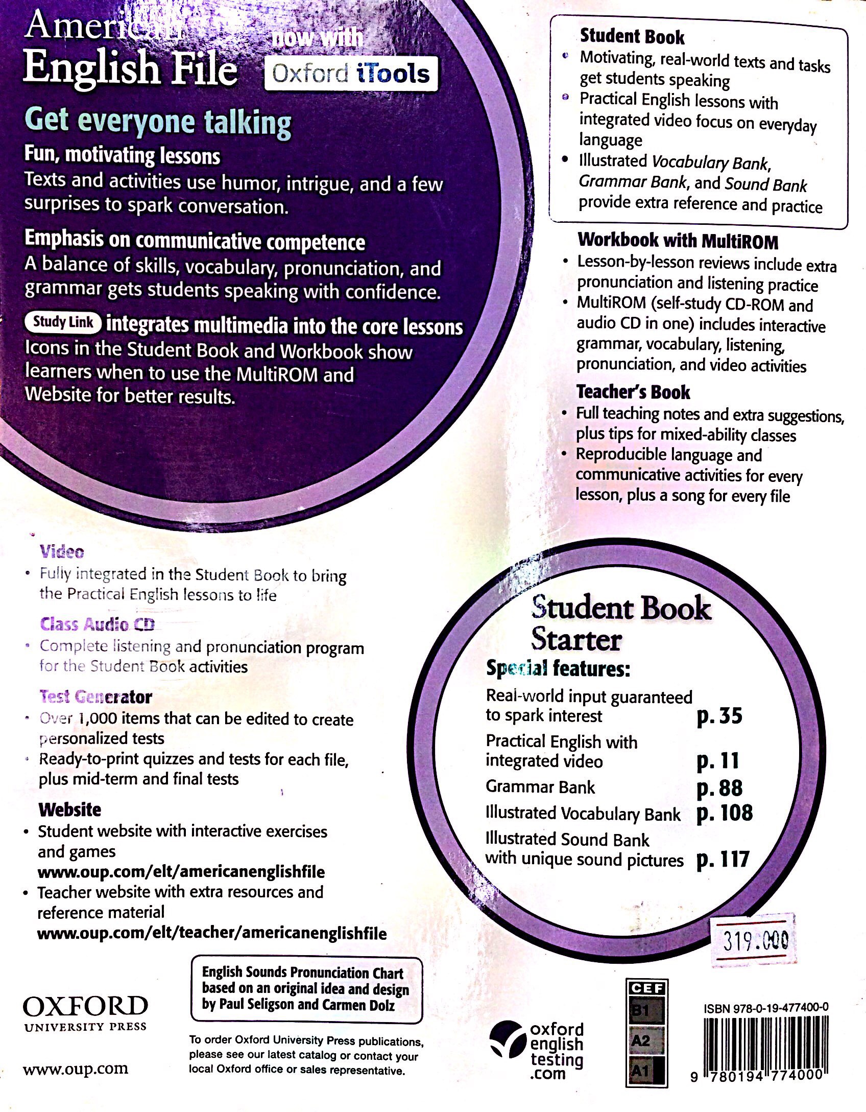 American English File Starter: Student Book - FAHASA.COM