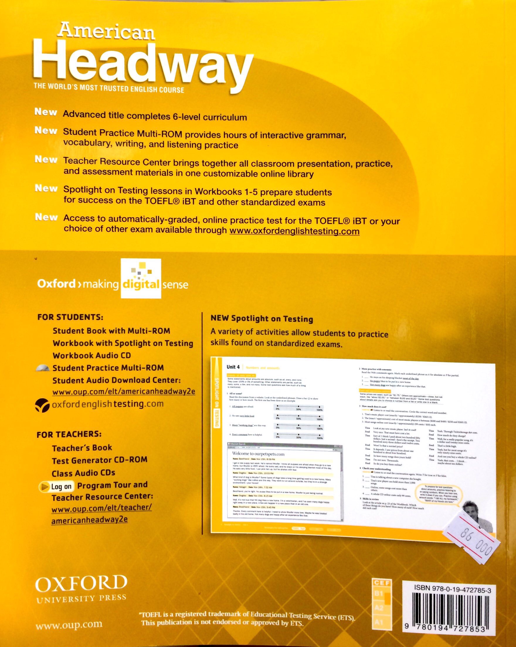 American Headway 2 Workbook 2Ed - FAHASA.COM